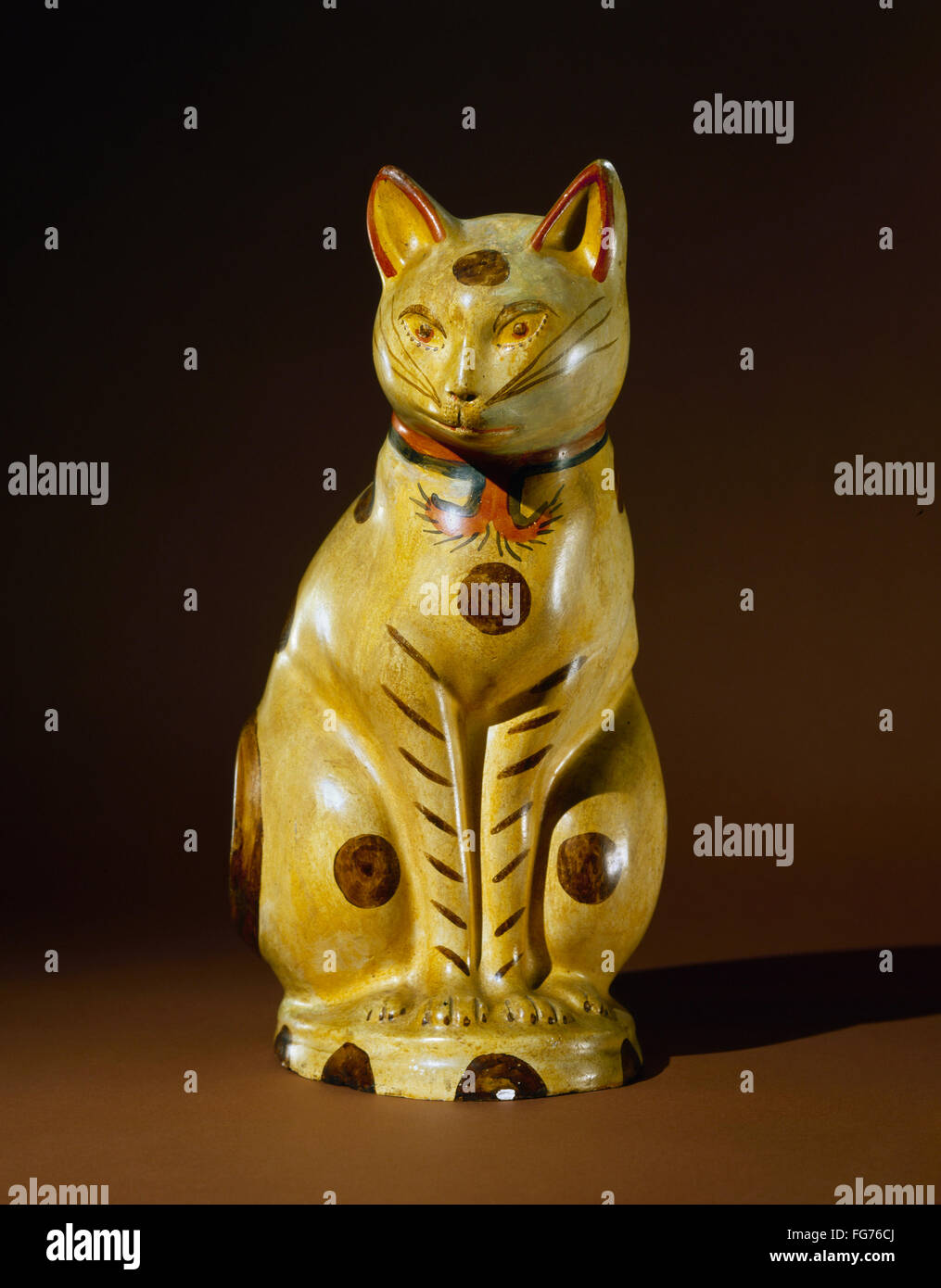 CAT, c1875. /nStatue made of a thin plaster mixture of water and gypsum ...