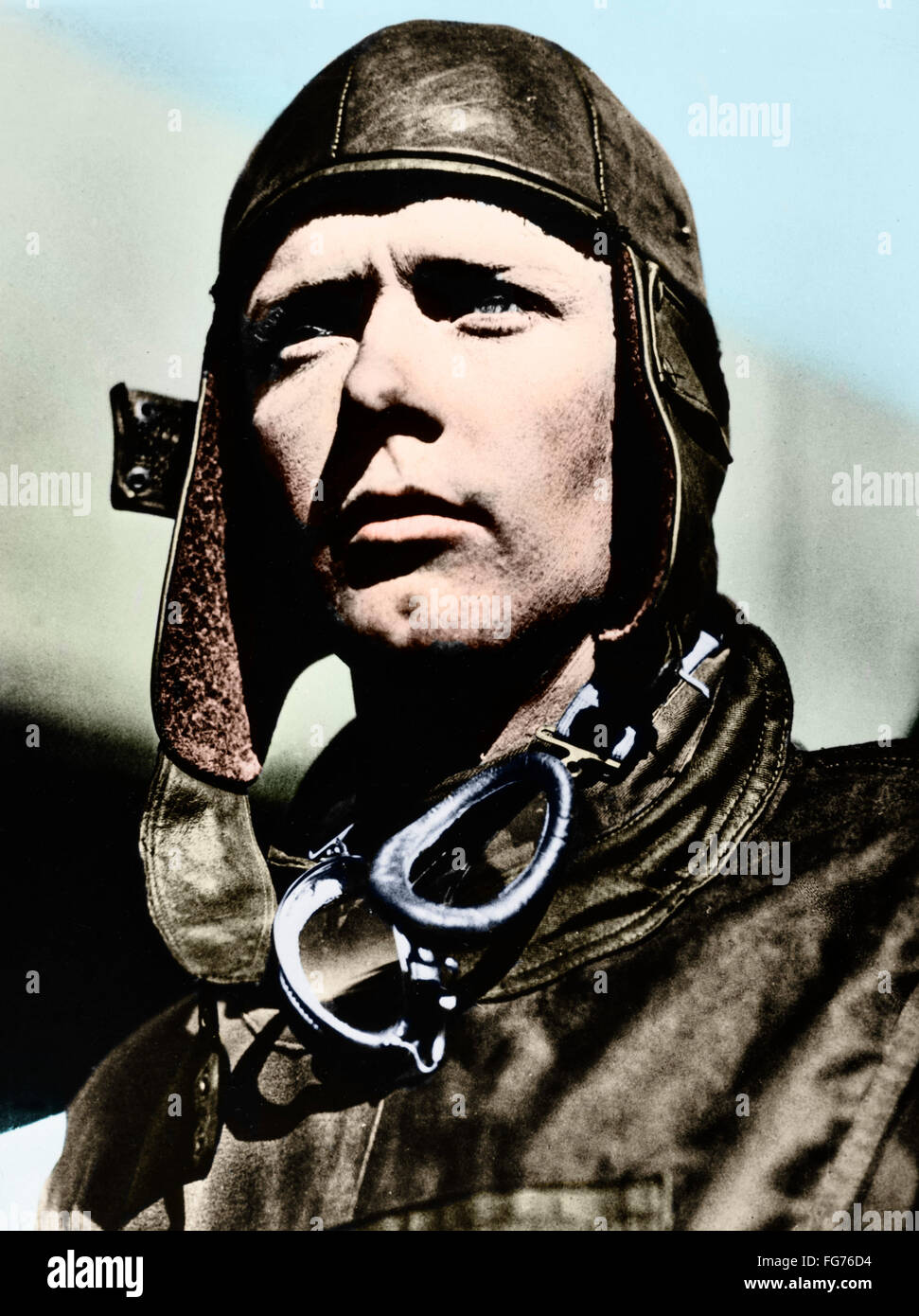 CHARLES LINDBERGH /n(1902-1974). American aviator. Photograph by Frank ...