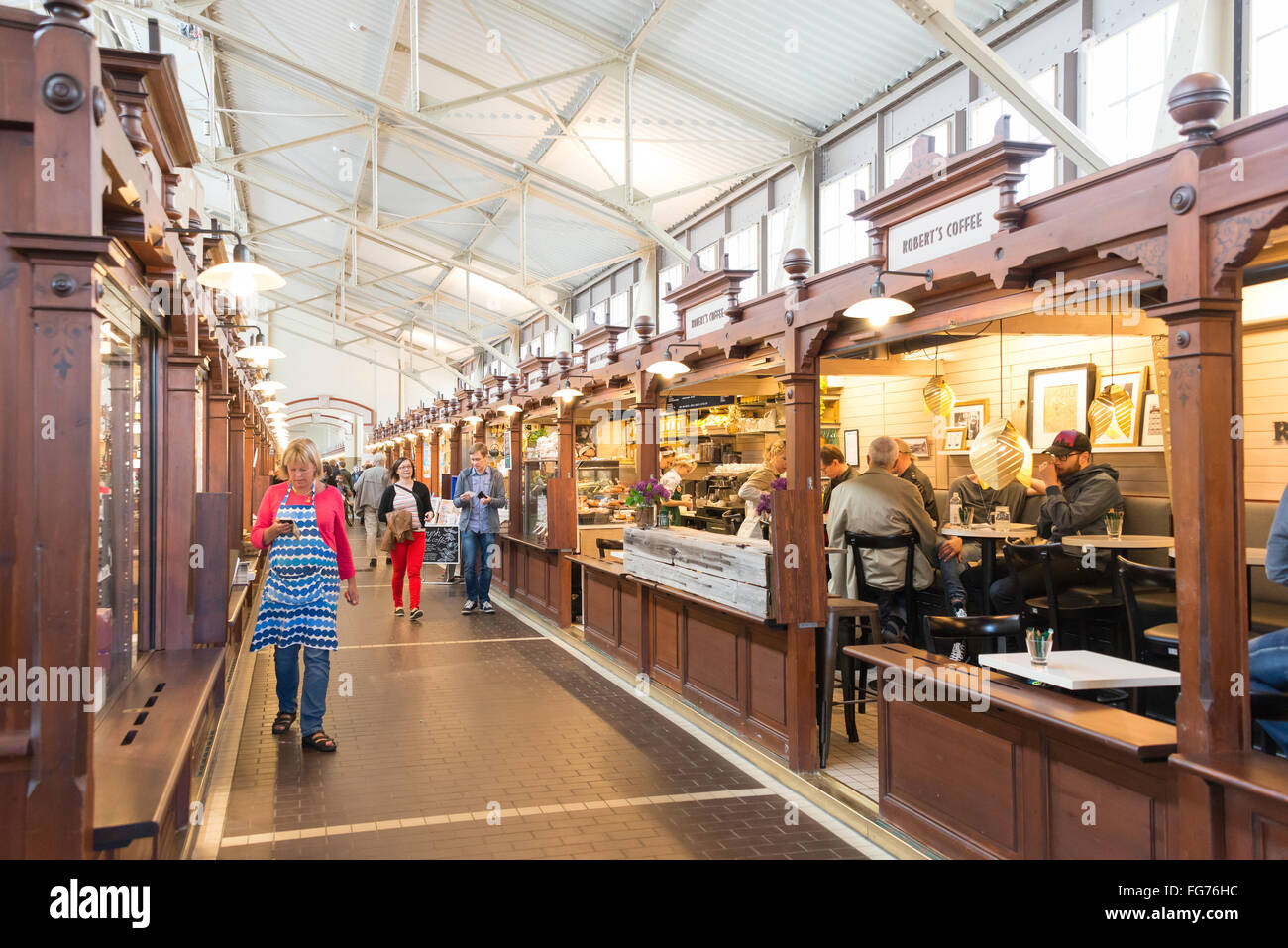 Food hall interior hi-res stock photography and images - Alamy