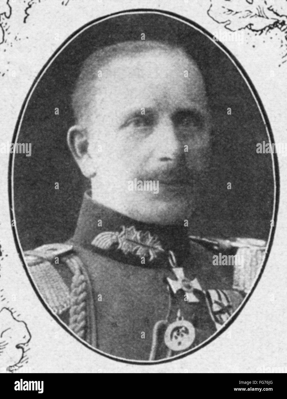 WOLFGANG FLECK (1879-1939). /nGerman general during World War I ...