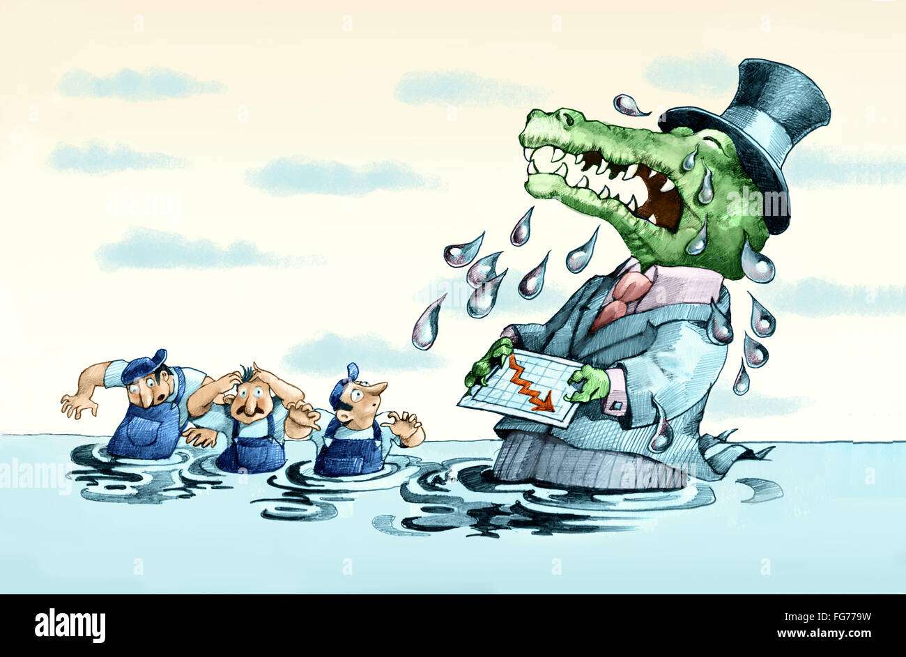 Exploitation Of Workers Cartoons