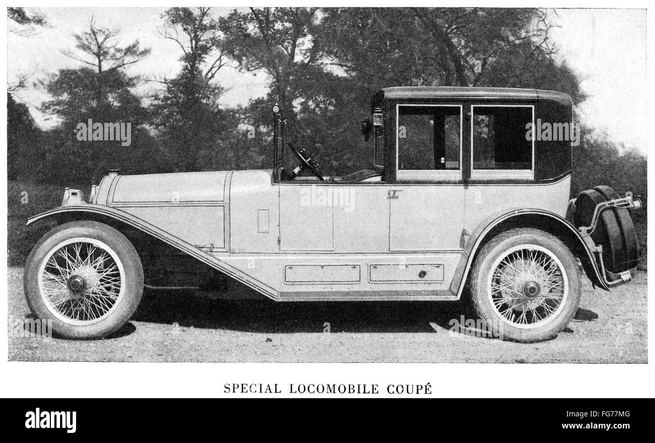 AD: LOCOMOBILE, 1919. /nAmerican advertisement for a custom Locomobile ...