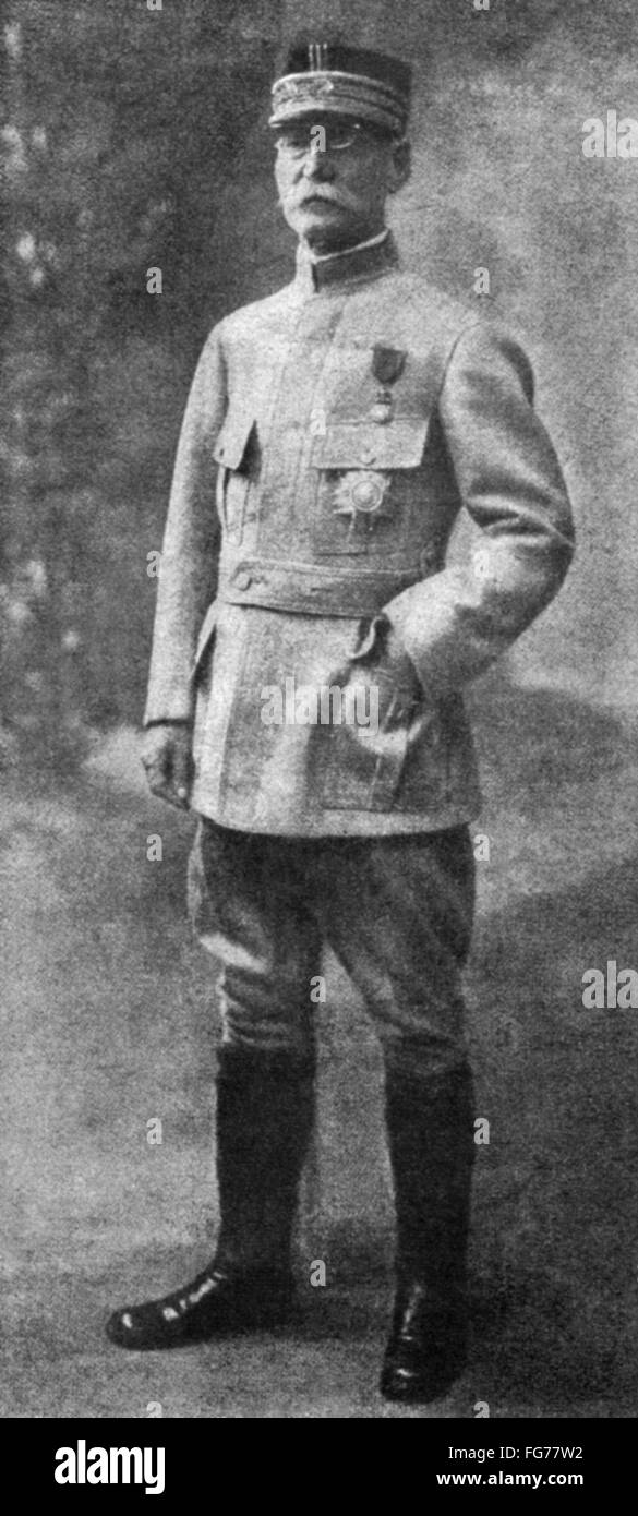 JOSEPH-SIMON GALLIENI /n(1849-1916). French army officer and colonial ...