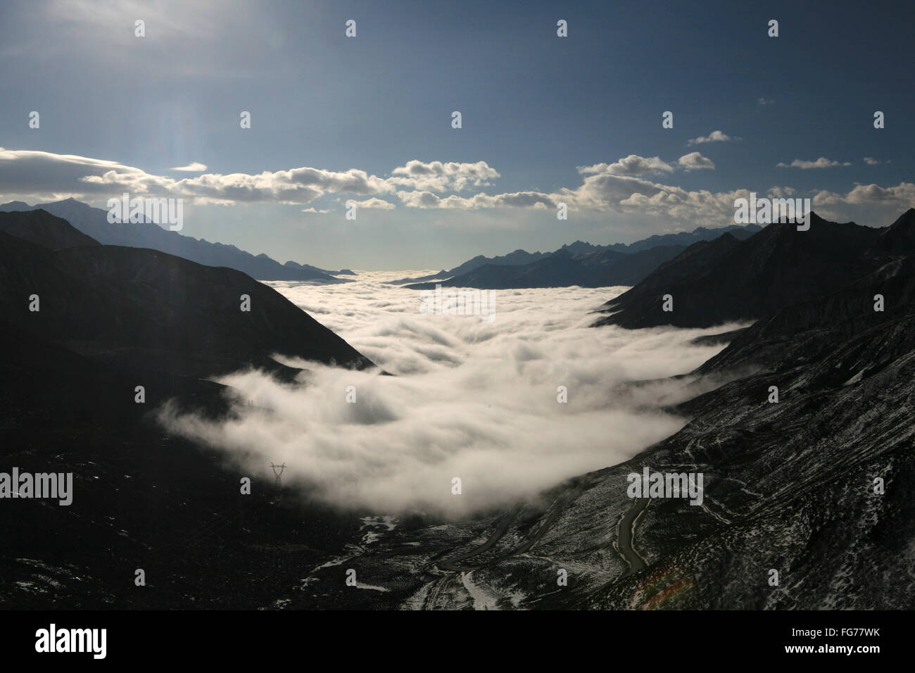 Ganzi Tibetan Autonomous Prefecture Sichuan Province China Stock Photo ...