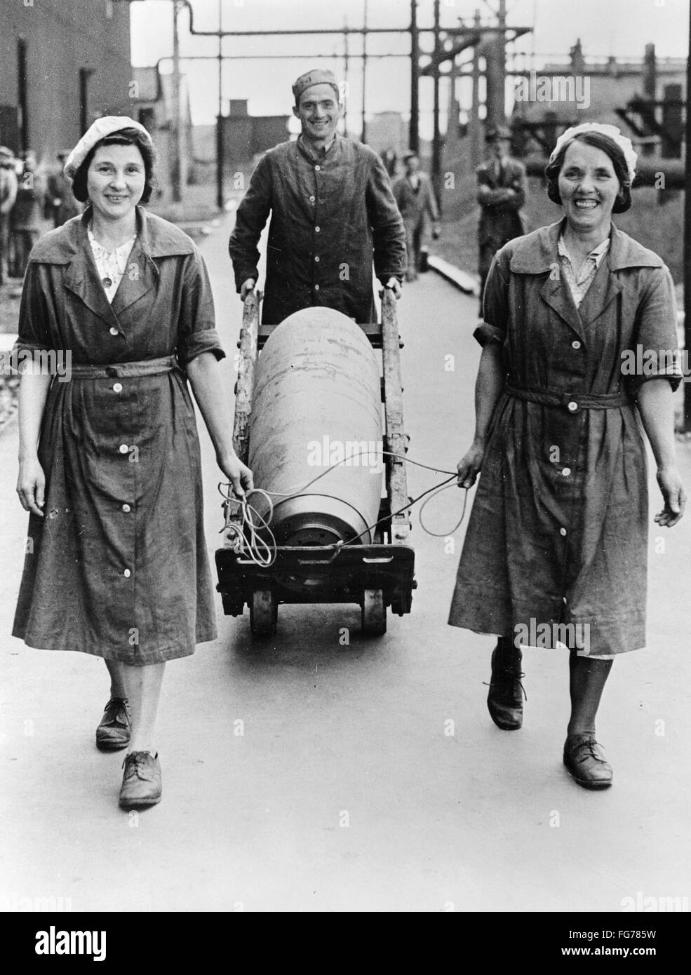 WORLD WAR II: WOMEN, c1943. /nWomen workers. Photograph, c1943 Stock ...