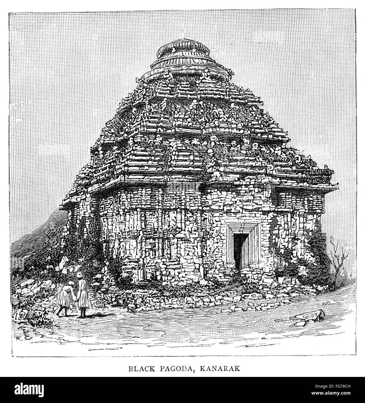 INDIA: KONARK SUN TEMPLE. /nThe Konark Sun Temple, also known as the ...