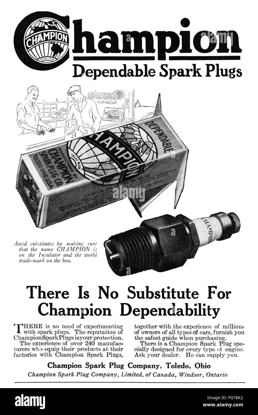 Champion spark plugs hi-res stock photography and images - Alamy