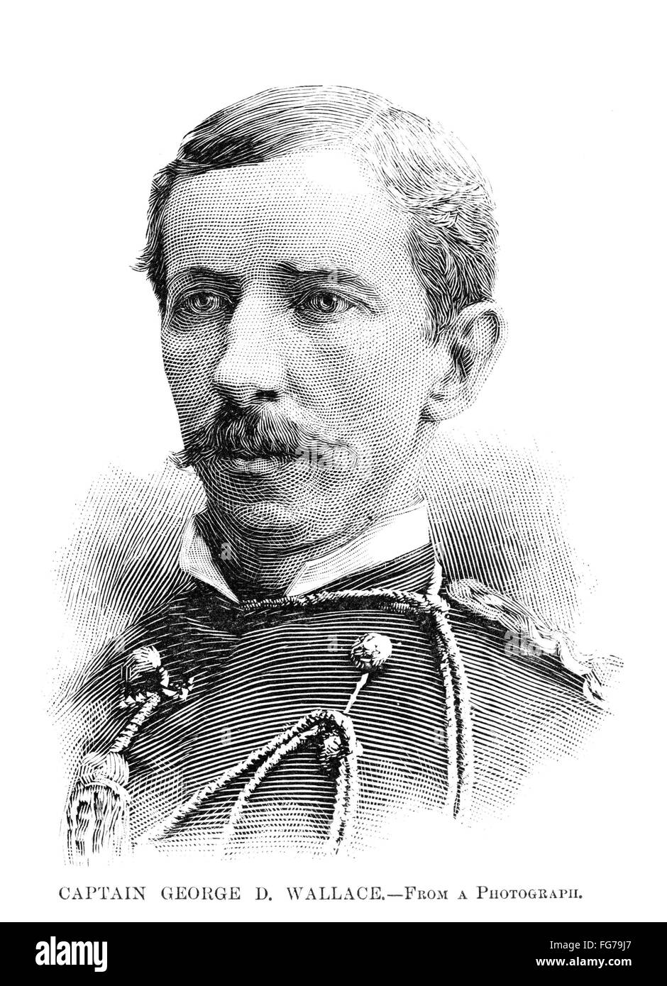 GEORGE D. WALLACE /n(1849-1891). U.S. Army captain, killed at the ...