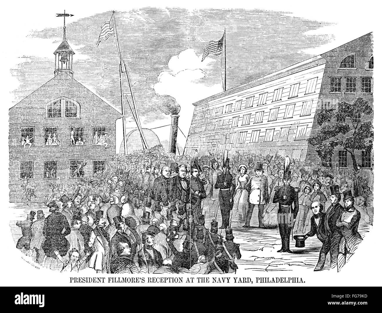 MILLARD FILLMORE (1800-1874). /nThirteenth President of the United ...