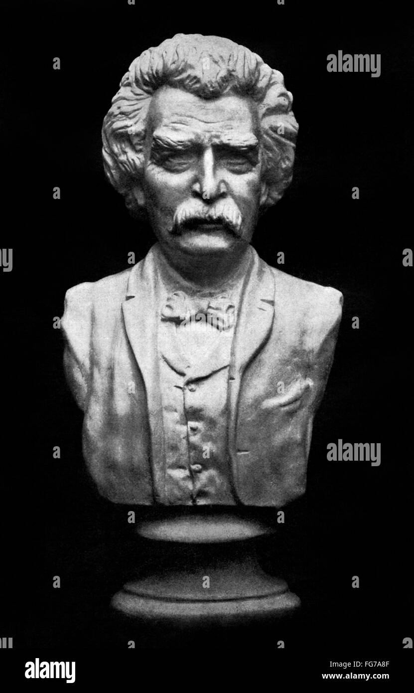 SAMUEL LANGHORNE CLEMENS /n(1835-1910). Mark Twain. American humorist ...