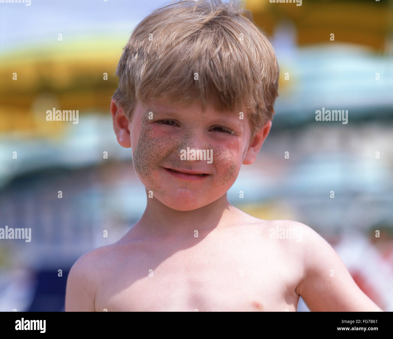 Sand on the face hi-res stock photography and images - Alamy