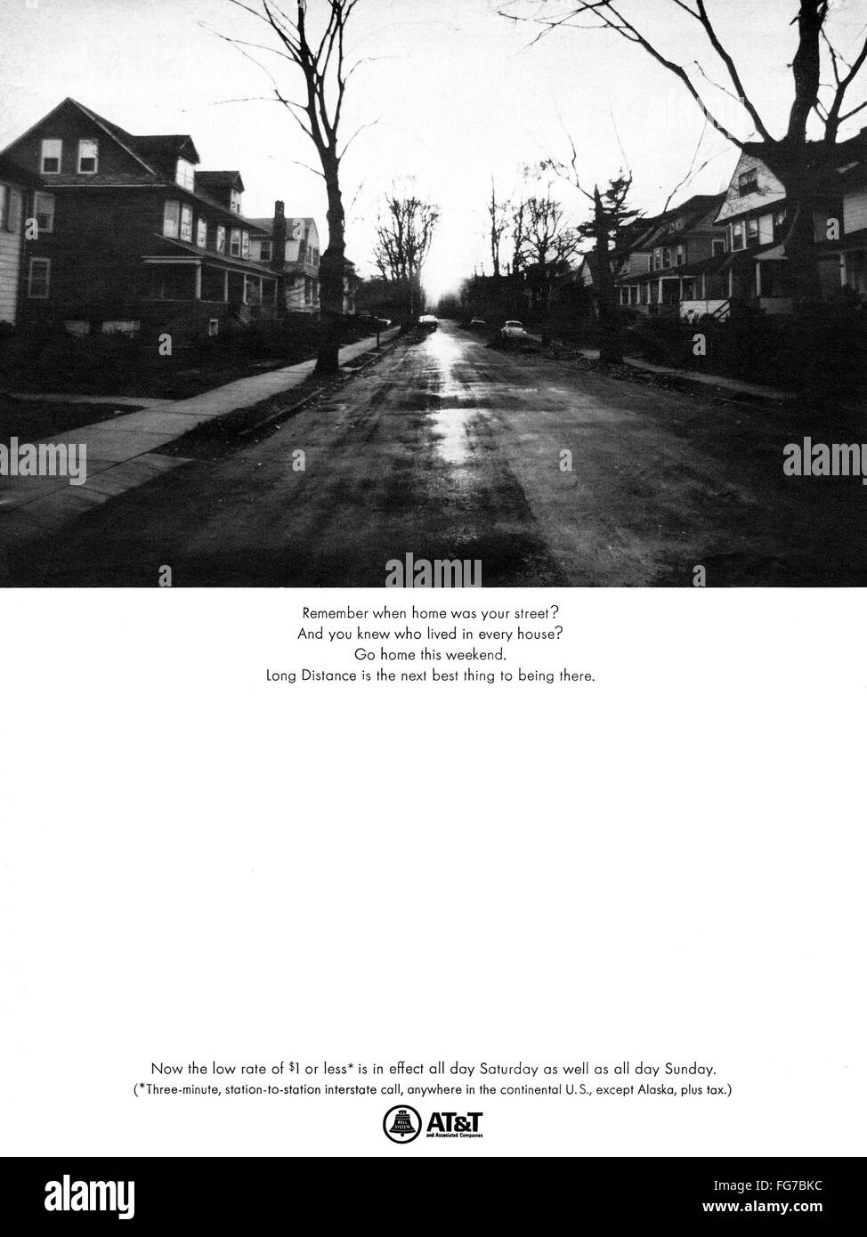 AD: AT&T, 1968. /nAmerican advertisement for AT&T. Photograph, 1968 ...