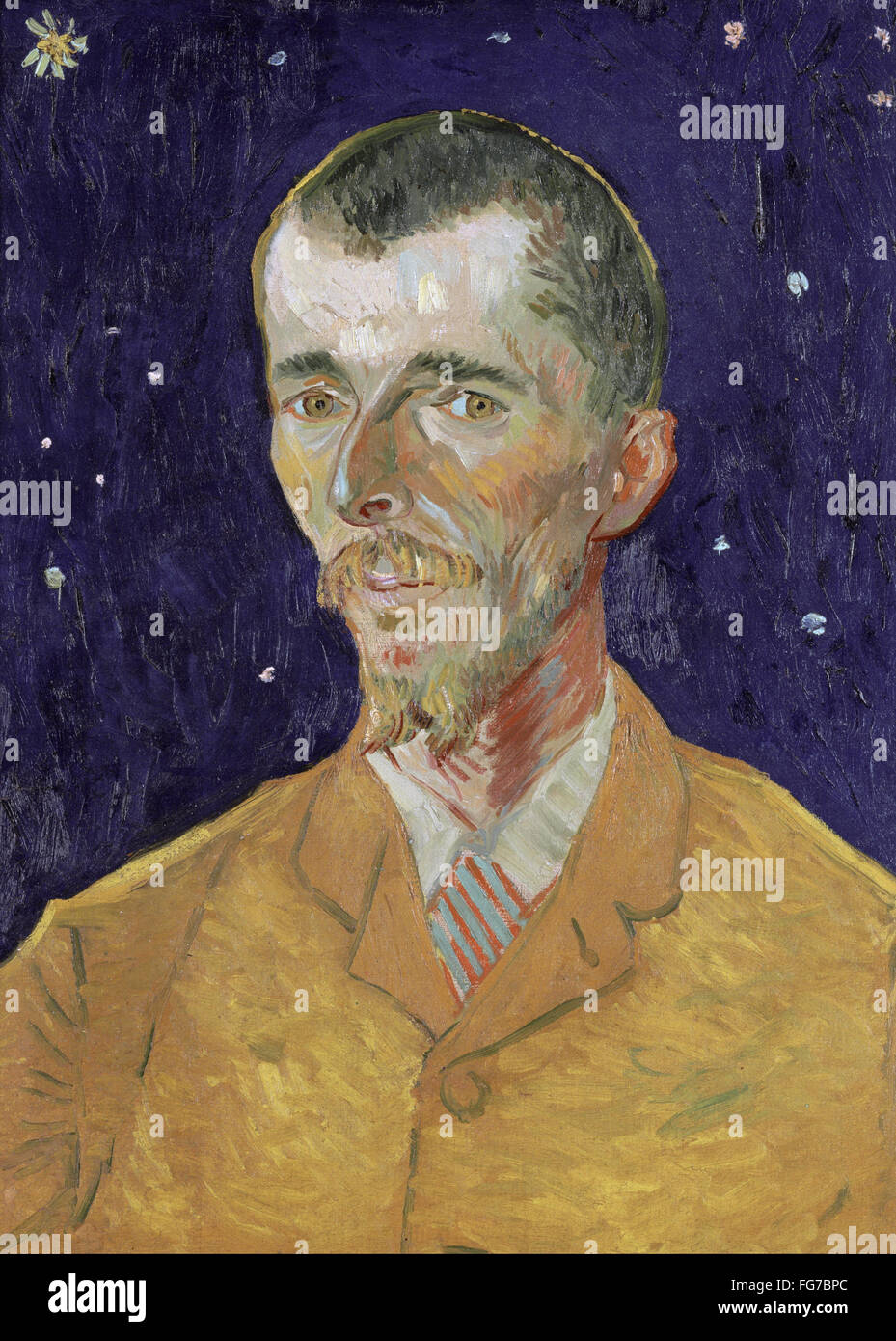 VAN GOGH: BOCK, 1888. /nPortrait of the Painter Bock. Oil on Ccanvas ...