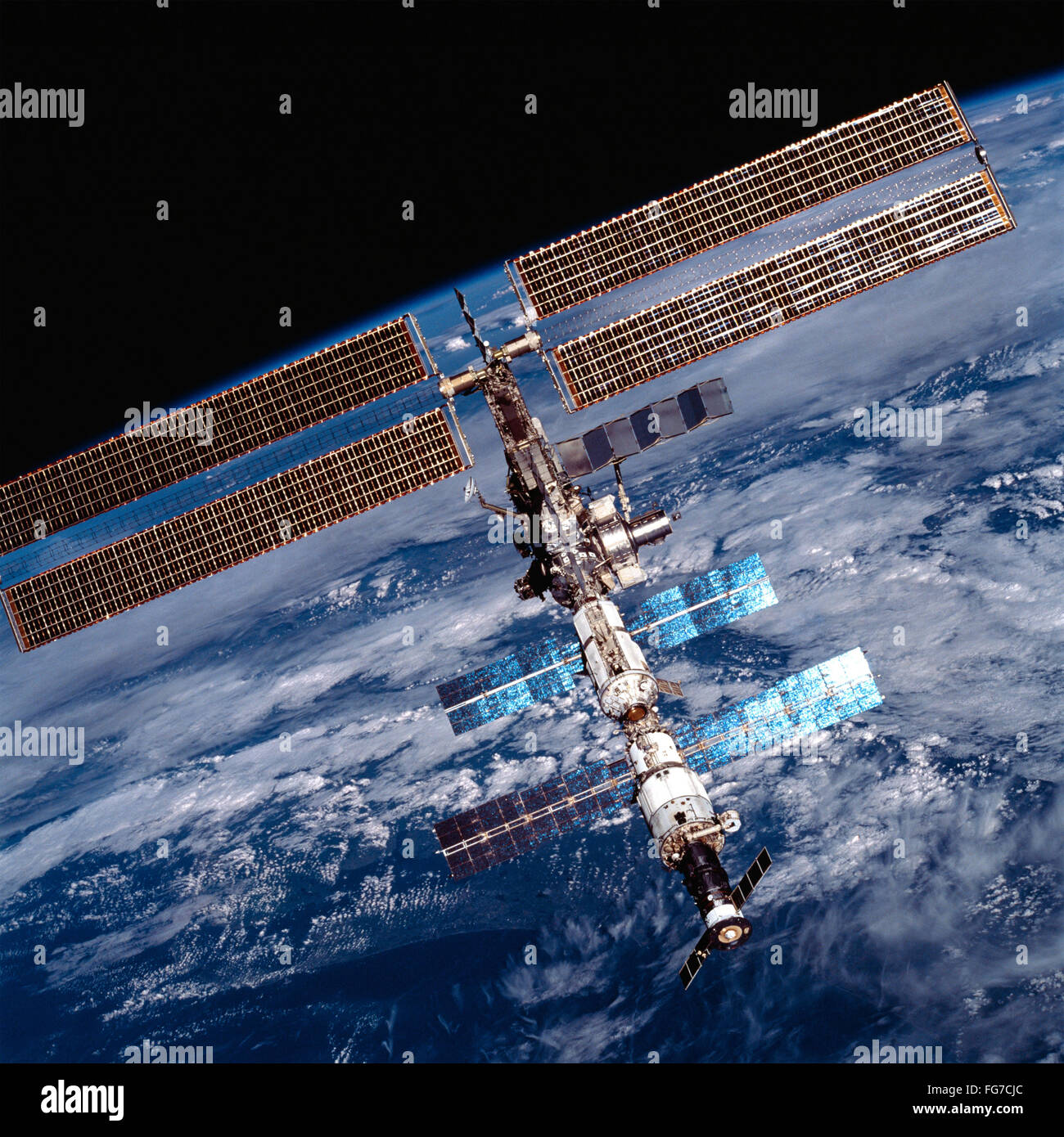 SPACE STATION, 2001. /nA view of the International Space Station from ...