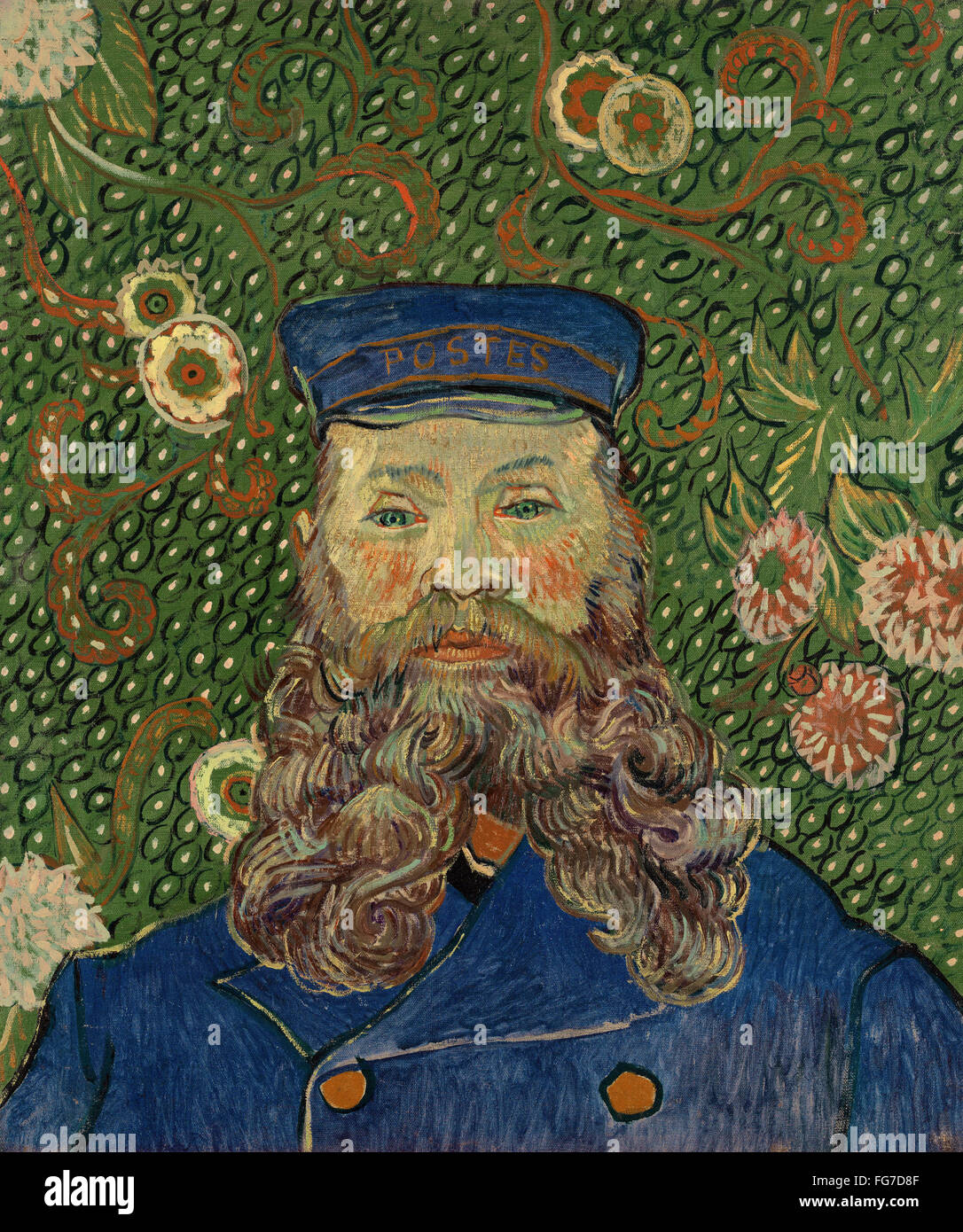 VAN GOGH: POSTMAN, 1888. /n'The Postman, Joseph Roulin.' Oil on canvas ...