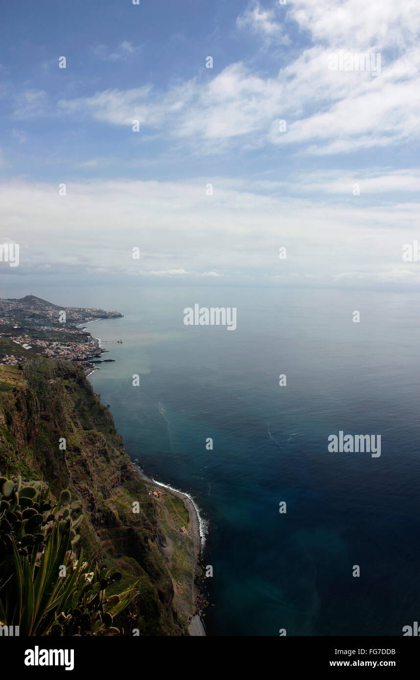 geography / travel, Portugal, Madeira, Cabo Girao, second highest cape ...