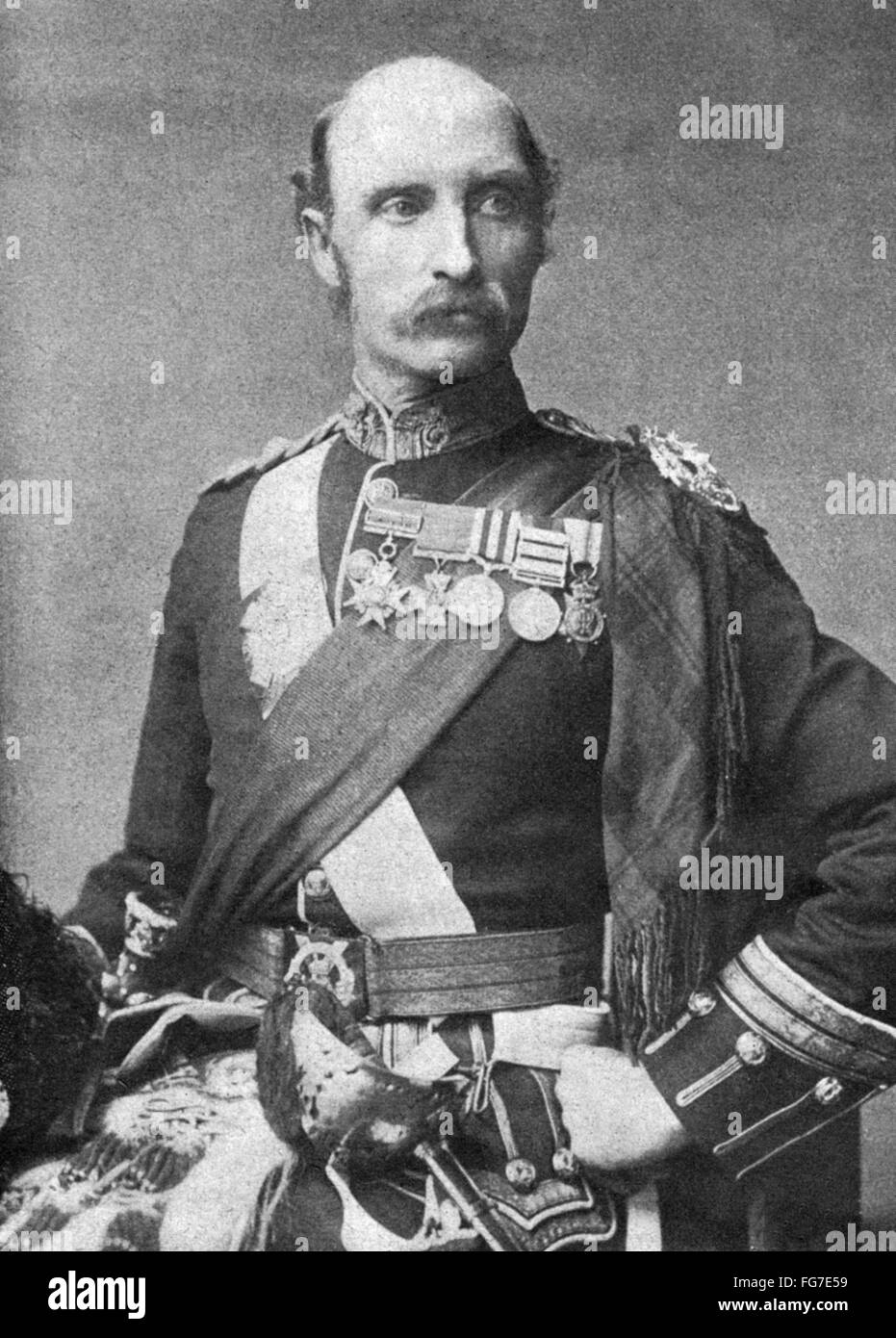 SIR GEORGE STEWART WHITE /n(1835-1912). British Army officer ...