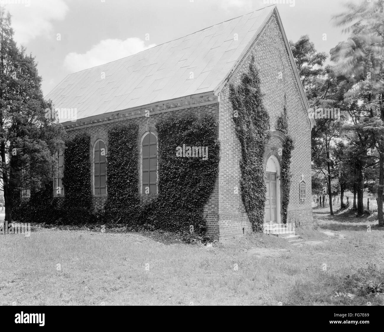VIRGINIA: VAUTER'S CHURCH. /nVauter's Church, an Episcopal church built ...