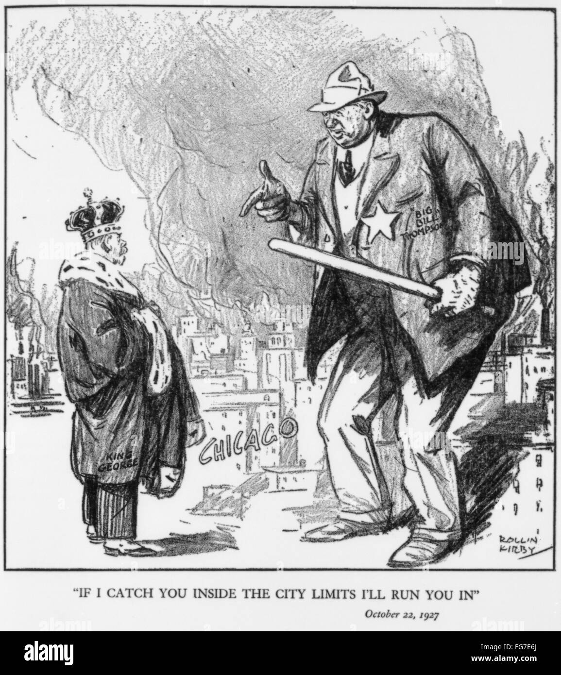 WILLIAM H. THOMPSON /n(1869-1944). Known as 'Big Bill.' Republican ...