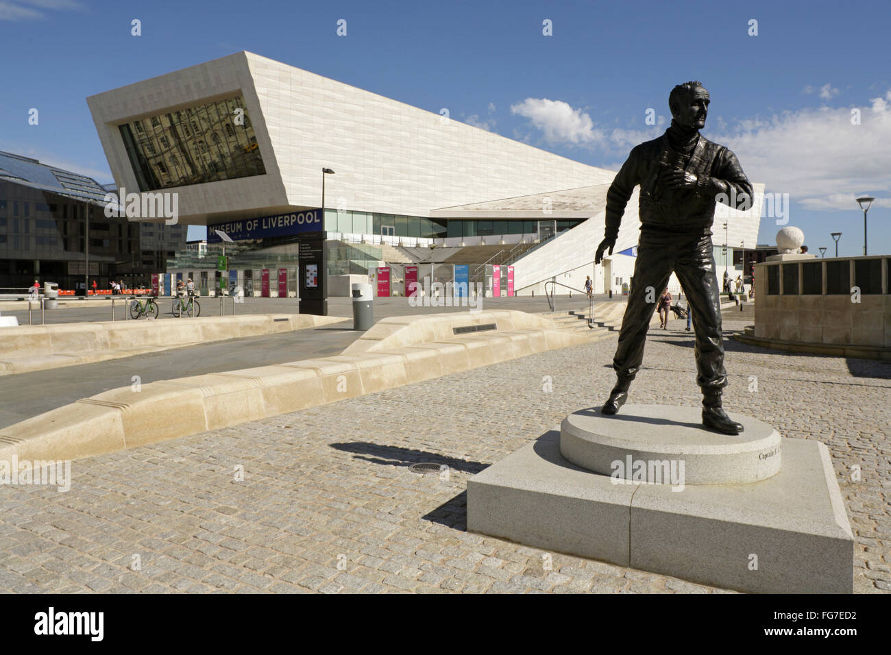 Monument to Captain F J Walker and those who fought in the World War 2 ...