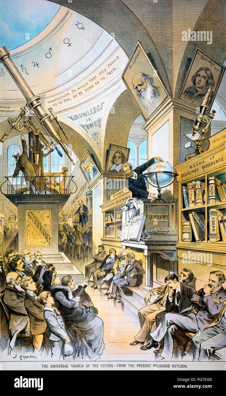 RELIGIOUS OUTLOOK, 1883. /n'The Universal Church of the Future-From the ...