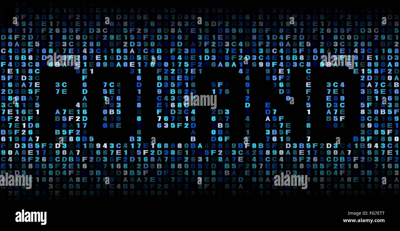 Poland text on hex code illustration Stock Photo - Alamy