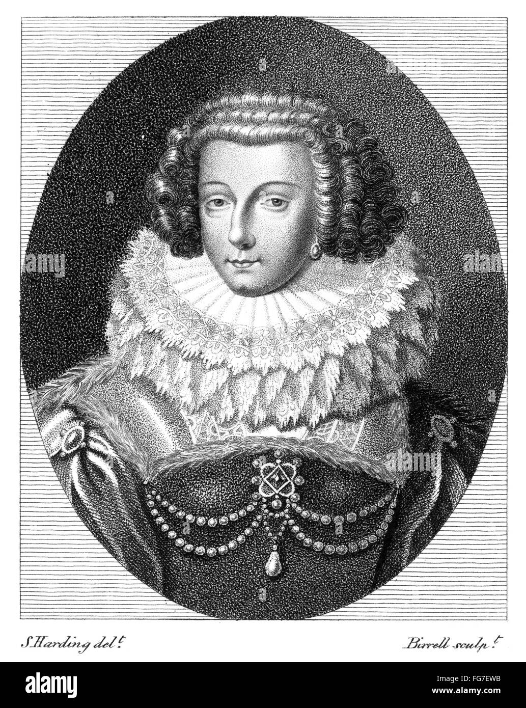ELISABETH OF FRANCE /n(1602-1644). Daughter of Henry IV of France and ...