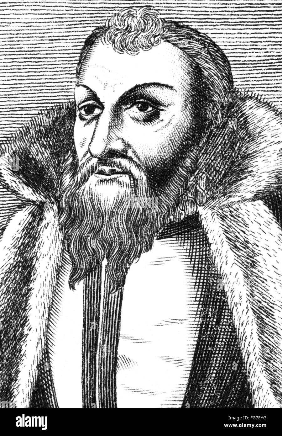 MICHAEL TEUBER (1524-1586). /nGerman legal scholar. Undated line ...
