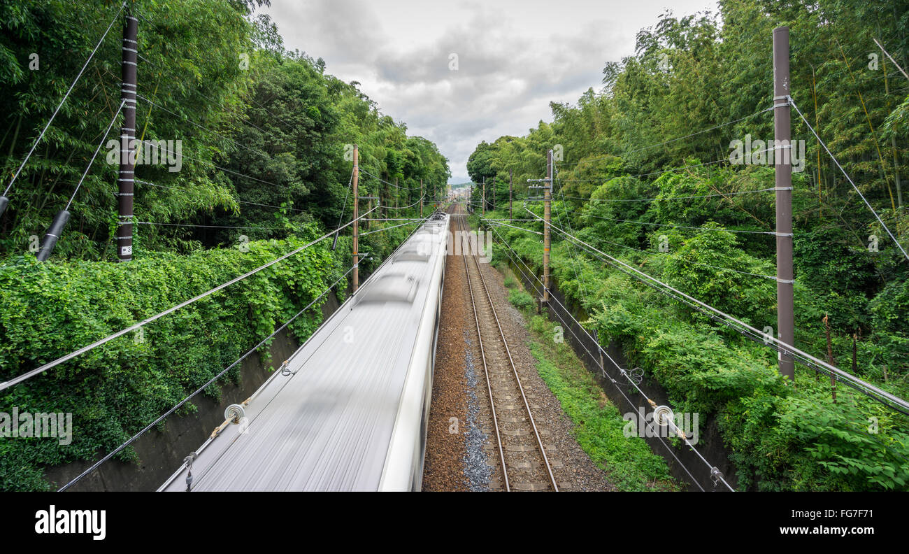 Slow shutter speed train hi-res stock photography and images - Alamy