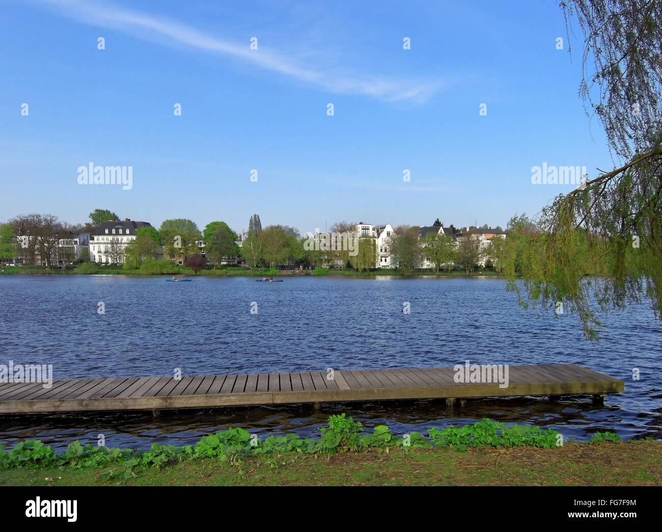 Hamburg alster lakes hi-res stock photography and images - Alamy