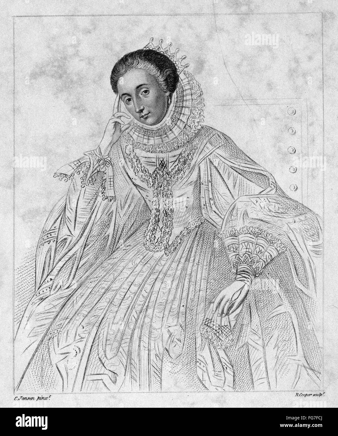 MARY HERBERT PEMBROKE /n(1561-1621). NΘe Sidney. English countess ...