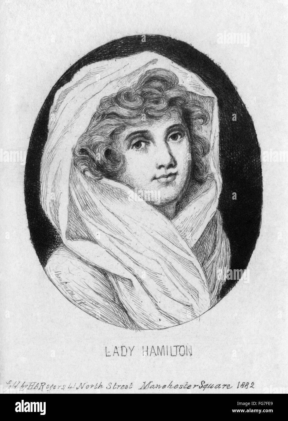 LADY EMMA HAMILTON /n(1765-1815). Emma Hart Hamilton; nΘe Amy Lyon ...