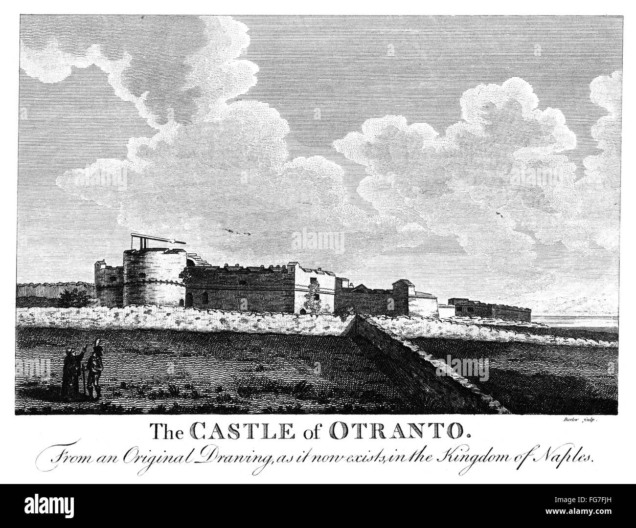 ITALY: OTRANTO CASTLE. /nThe ancient Aragonese Castle (rebuilt in the ...