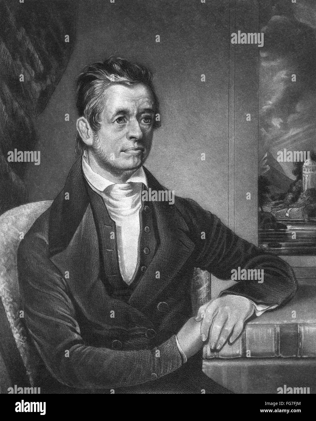 ADONIRAM JUDSON (1788-1850). /nAmerican Baptist missionary. Lithograph ...