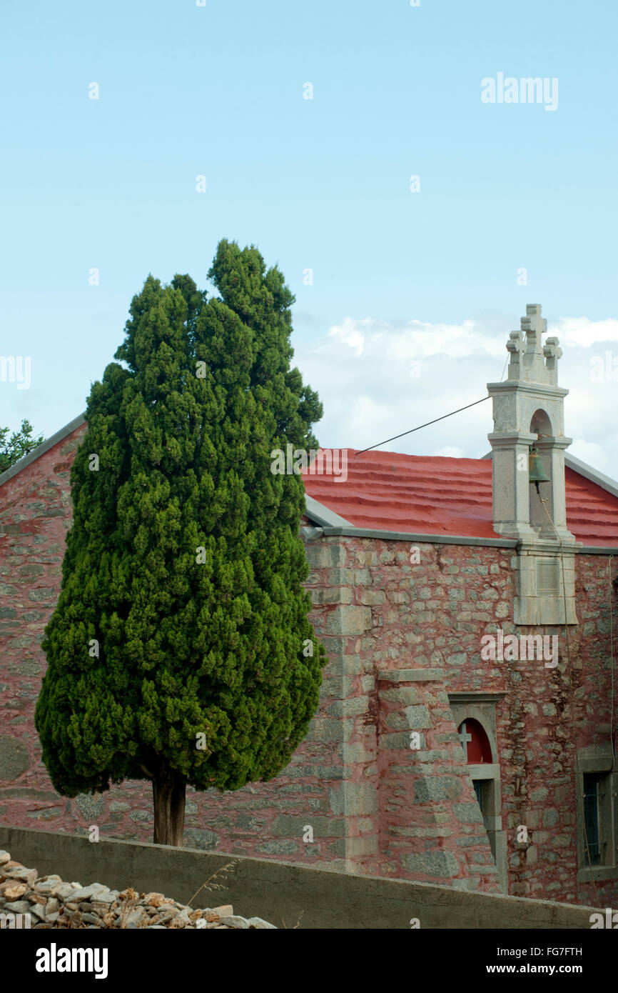 Griechenland, Kreta, Kirche bei Vrouchas nördlich von Agios Nikolaos ...