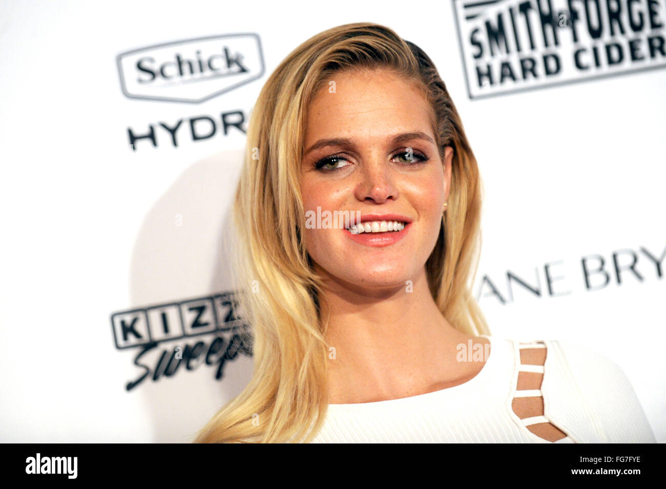 New York City. 16th Feb, 2016. Erin Heatherton attends the Sports ...