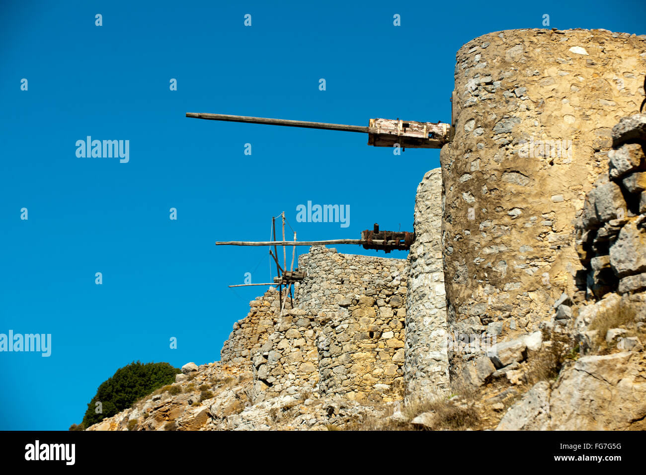 Griechenland, Kreta, Lassithi-Hochebene, Windmühlen am Seli-Ambelou ...