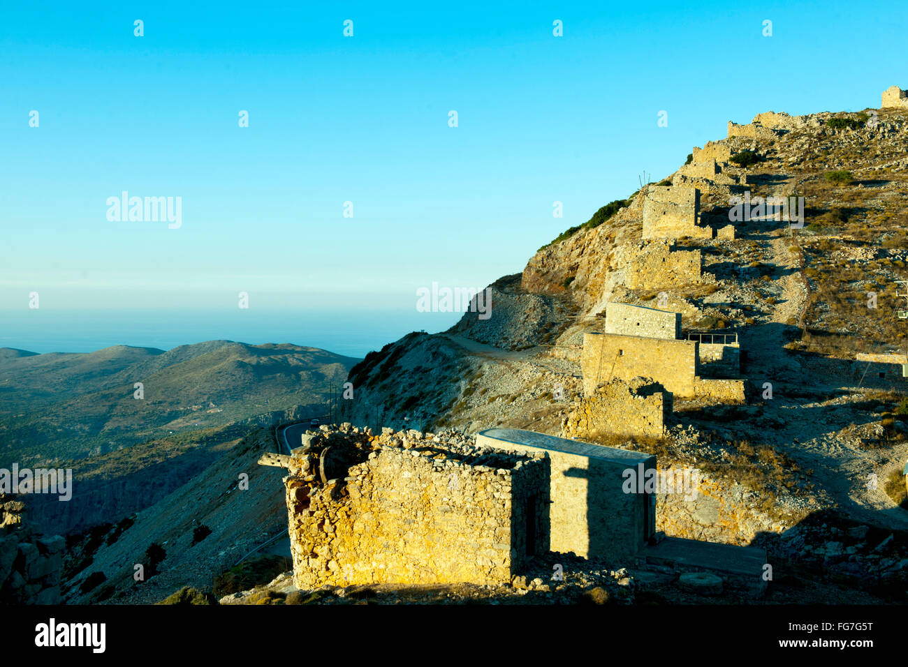 Griechenland, Kreta, Lassithi-Hochebene, Windmühlen am Seli-Ambelou ...