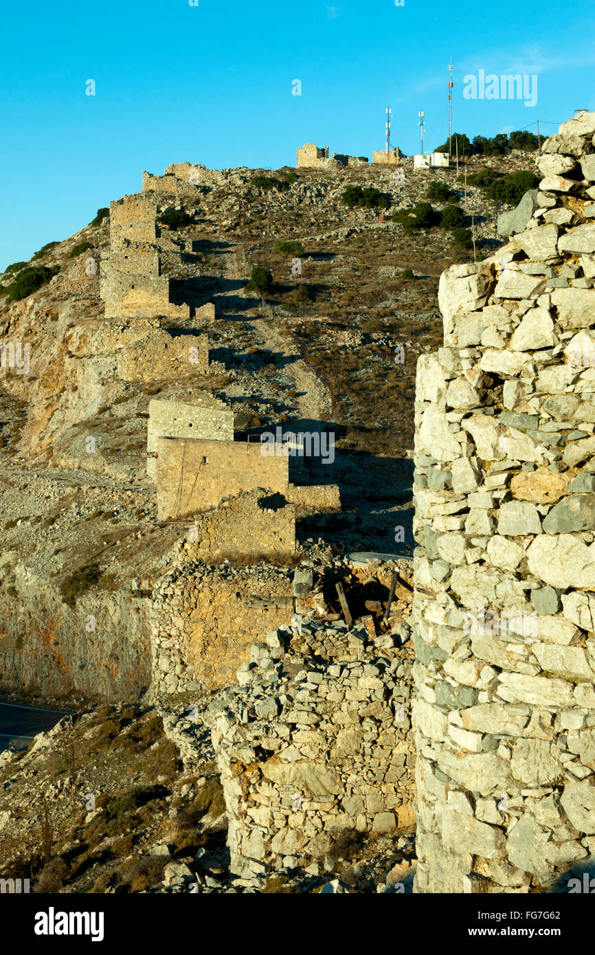 Griechenland, Kreta, Lassithi-Hochebene, Windmühlen am Seli-Ambelou ...