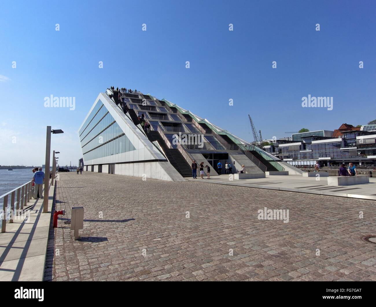 Hamburg germany dockland office buildings hi-res stock photography and ...