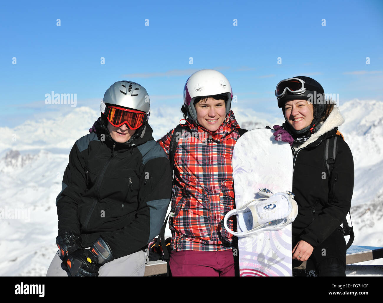 people group on snow at winter season Stock Photo - Alamy