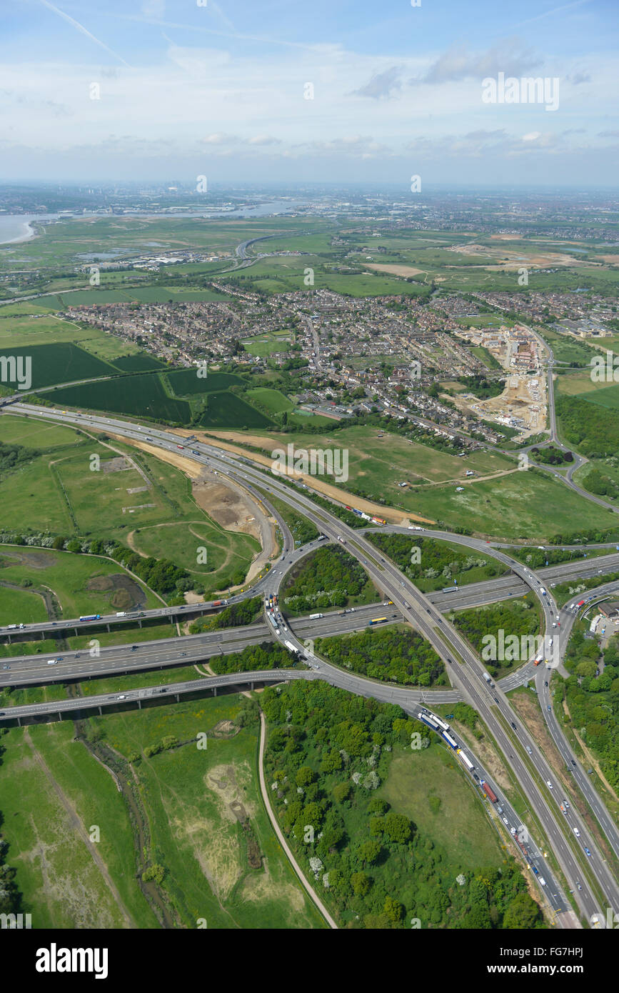 Aerial Photo Of M25 High Resolution Stock Photography and Images - Alamy