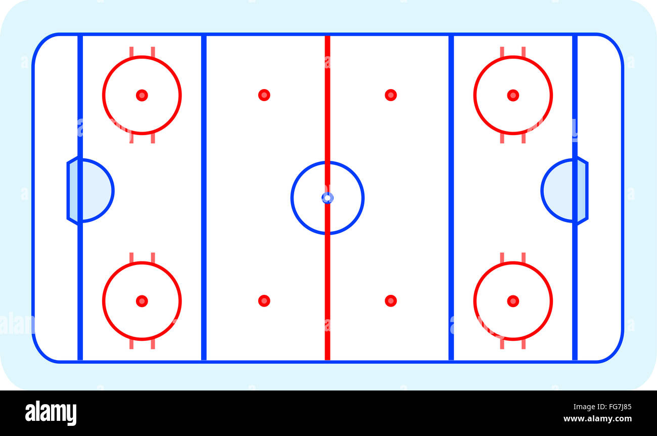 Nhl Ice Rink Diagram