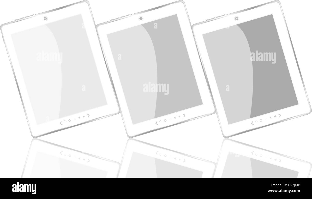 Tablet electronic device Black and White Stock Photos & Images - Alamy