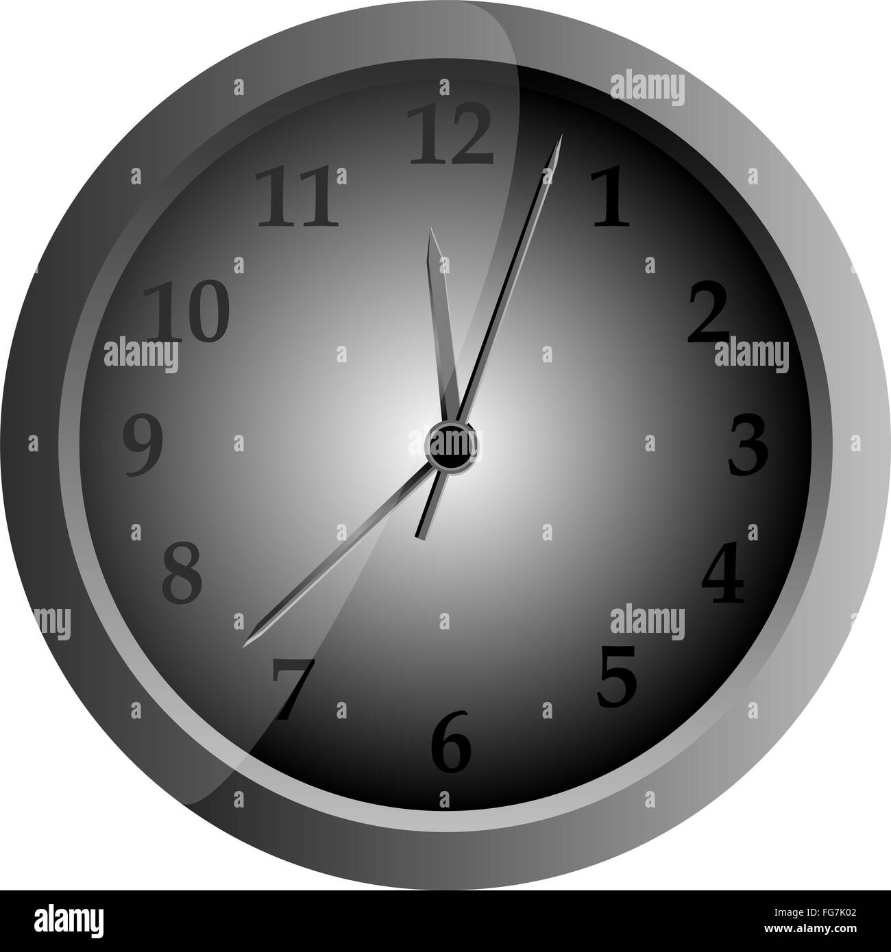 Traditional clock face Black and White Stock Photos & Images - Alamy