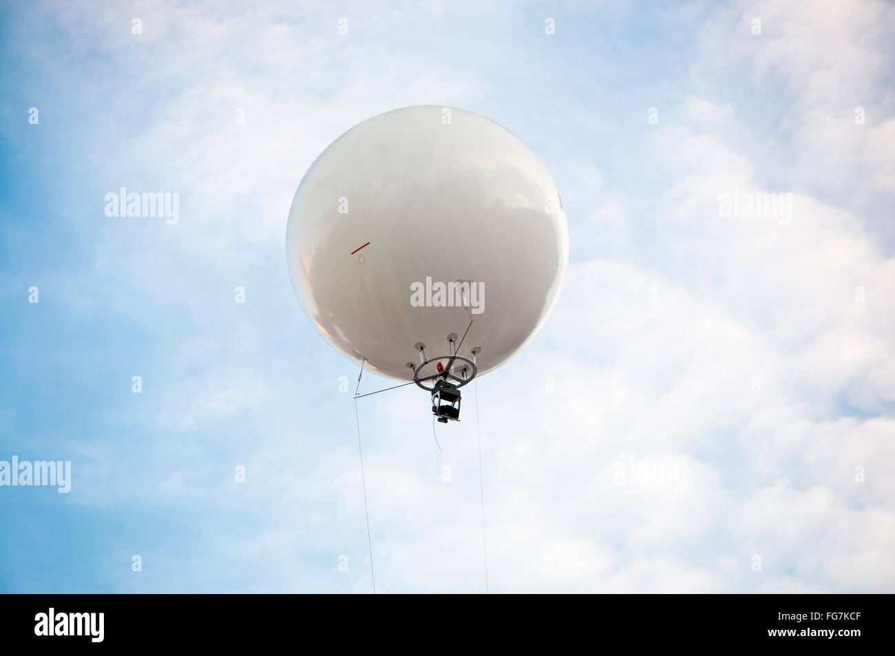 Aerial photography using a captive balloon Stock Photo - Alamy