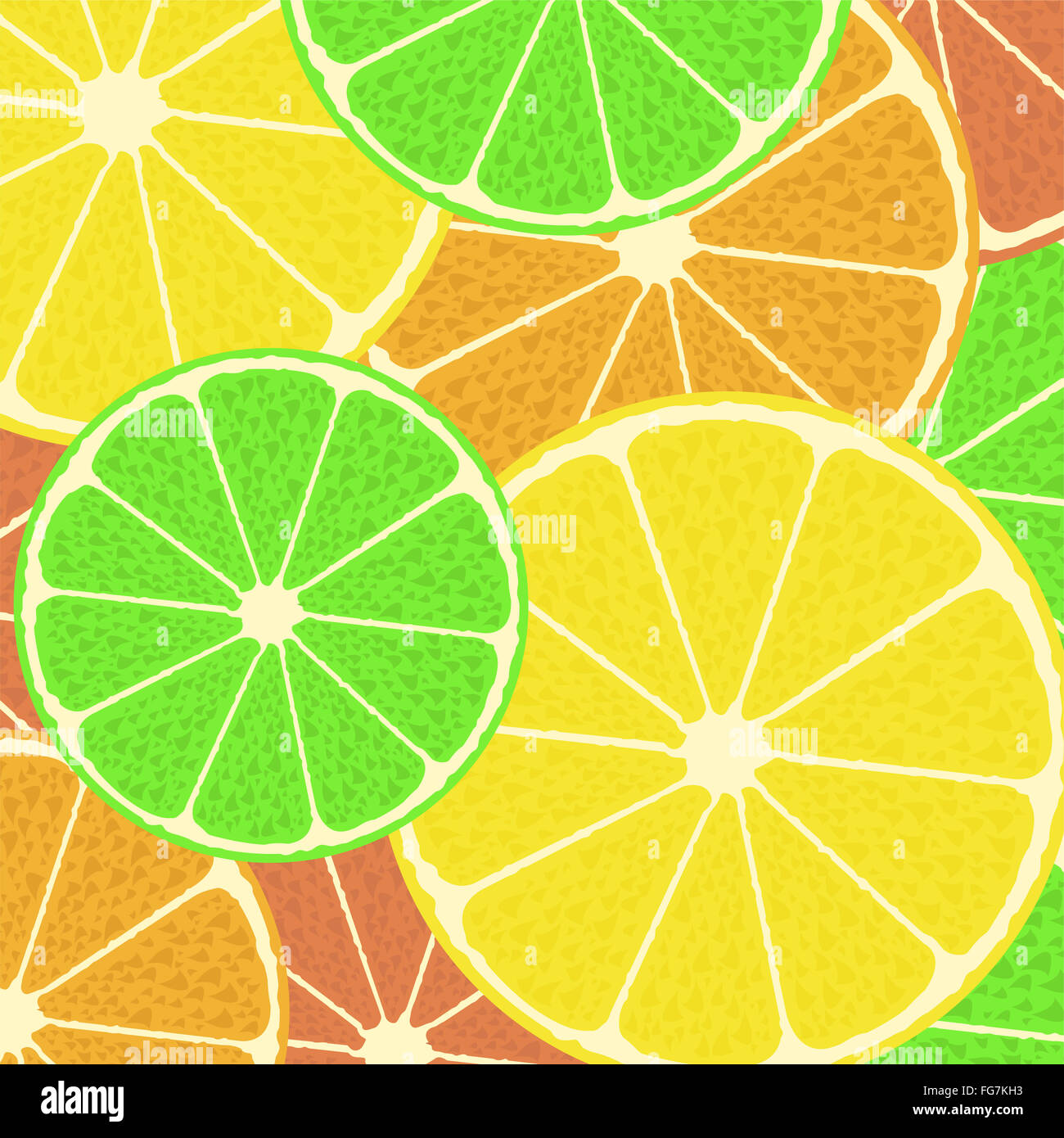 Citrus seamless vector pattern background Stock Photo - Alamy