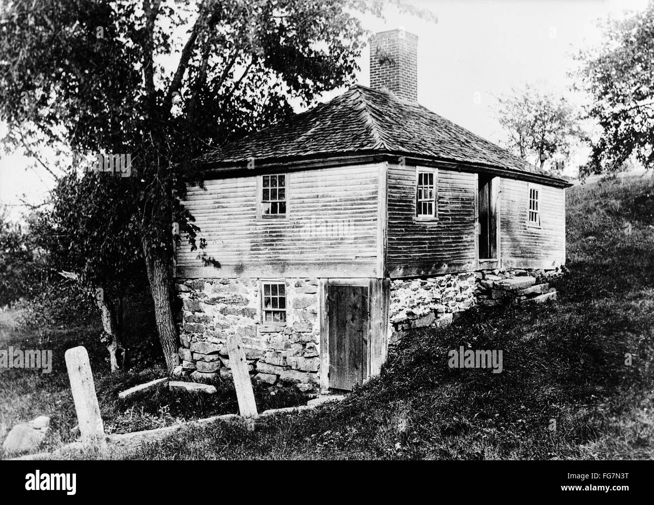 NEW HAMPSHIRE: DURHAM. /nHome of General John Sullivan, office or slave ...