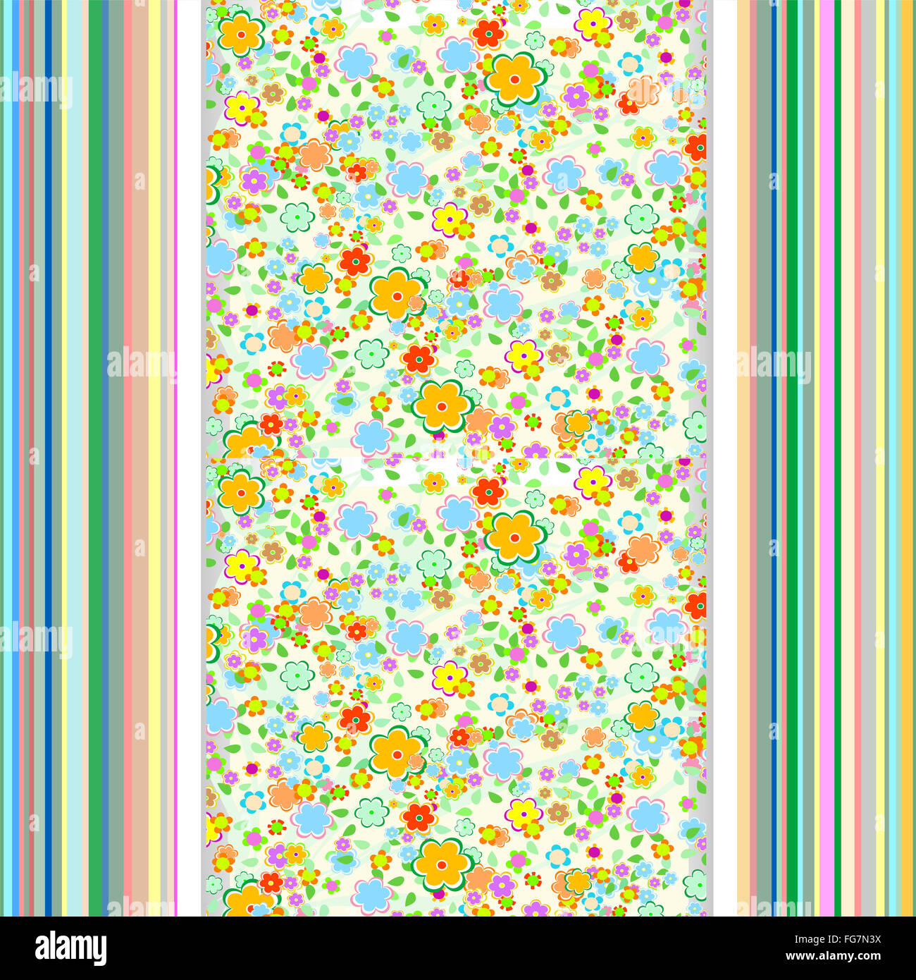 flower wallpaper. retro vintage background Stock Photo - Alamy