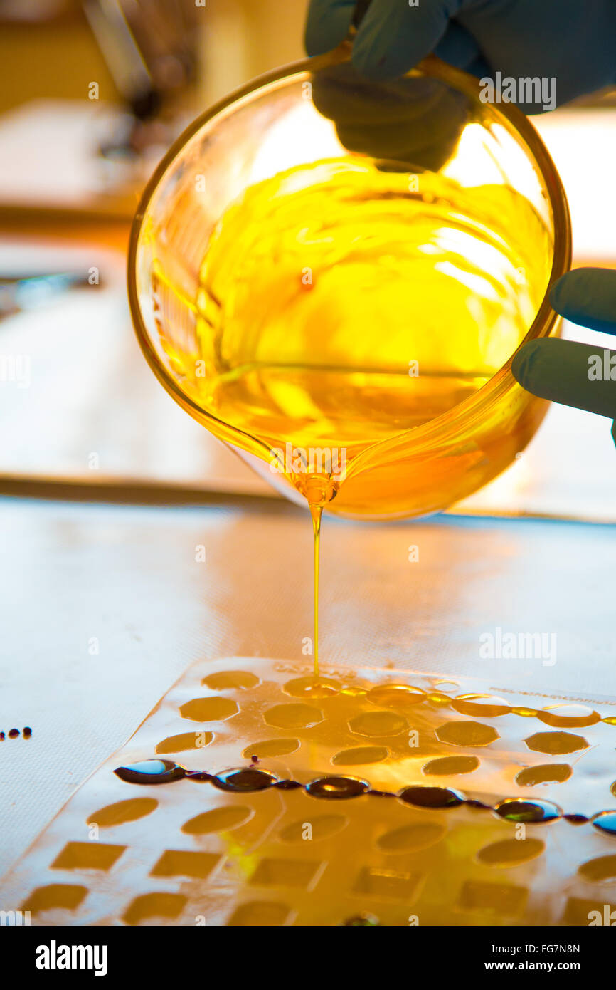 Yellow beaker hi-res stock photography and images - Alamy